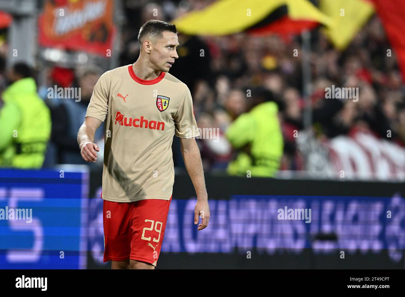 LENS, FRANCE - OCTOBER 24: Przemyslaw Frankowski during the UEFA ...