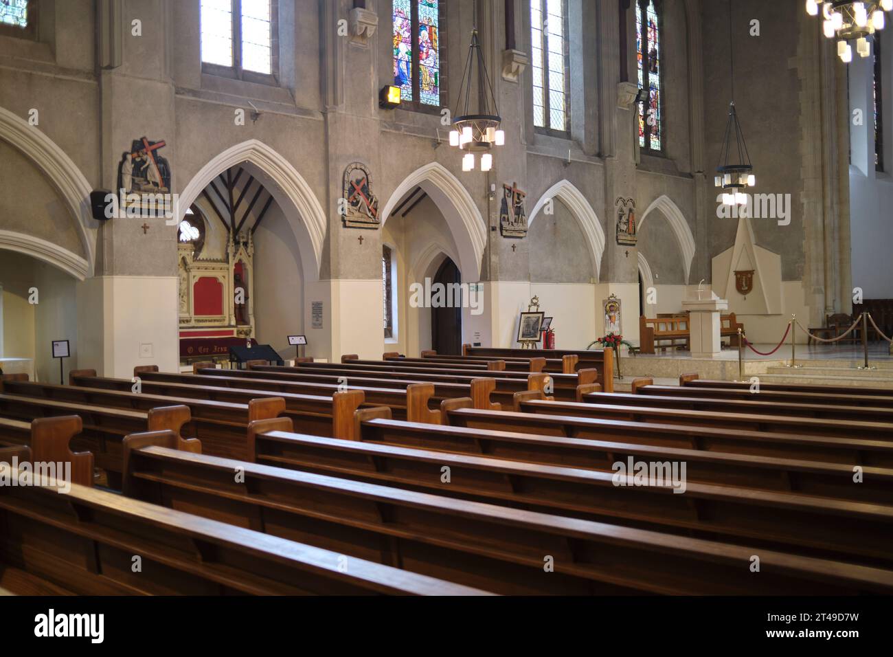 Metropolitan Cathedral Church of St David Cardiff South Wales UK Stock ...