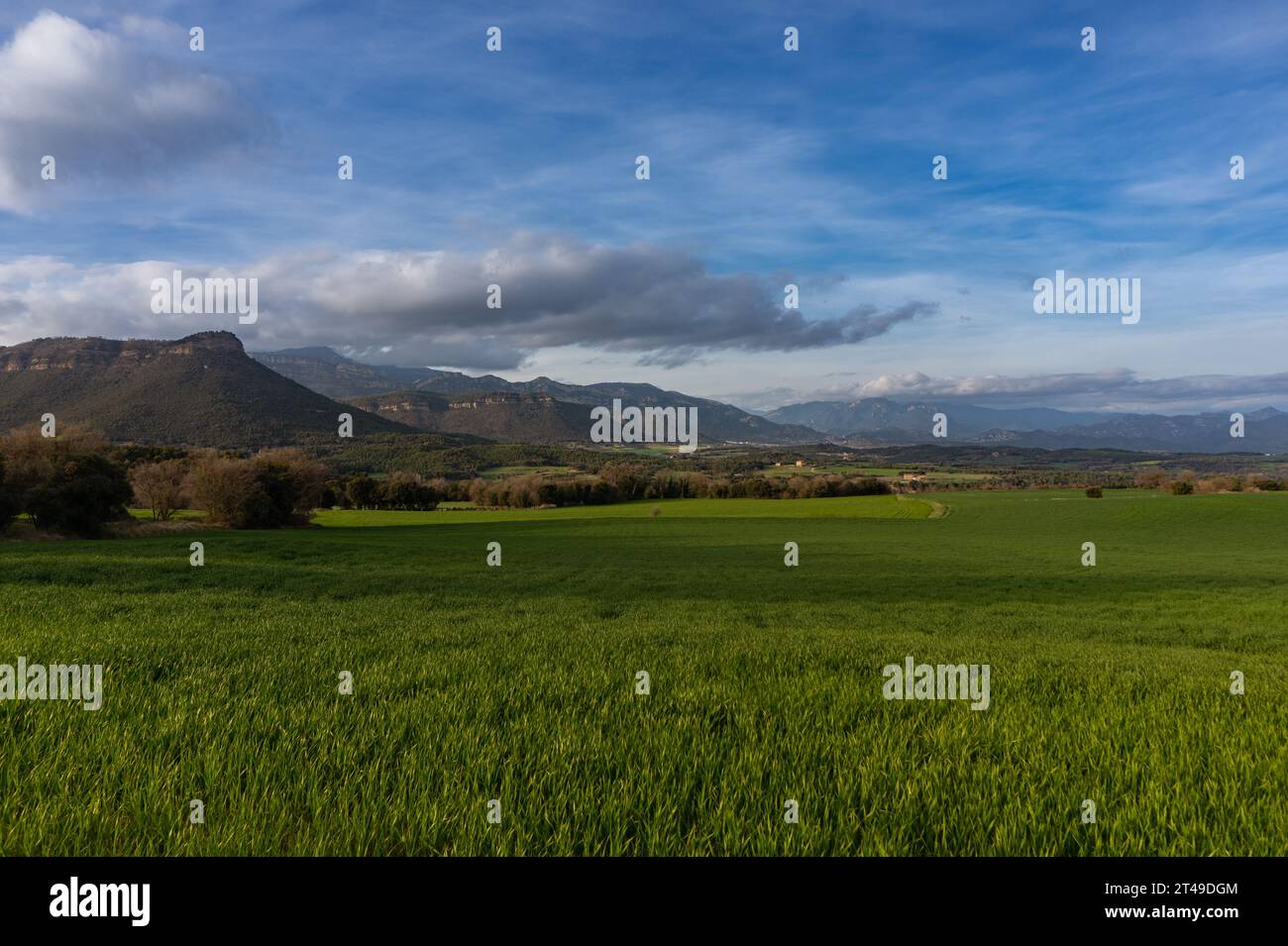 Beautiful fields and mountains hi-res stock photography and images - Alamy