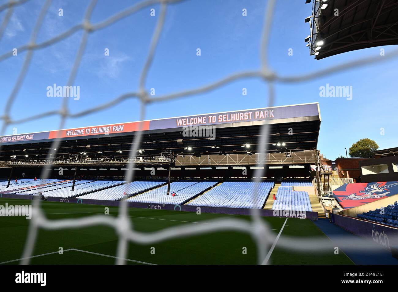 LONDON, ENGLAND - OCTOBER 27: A general view of the Selhurst Park ...