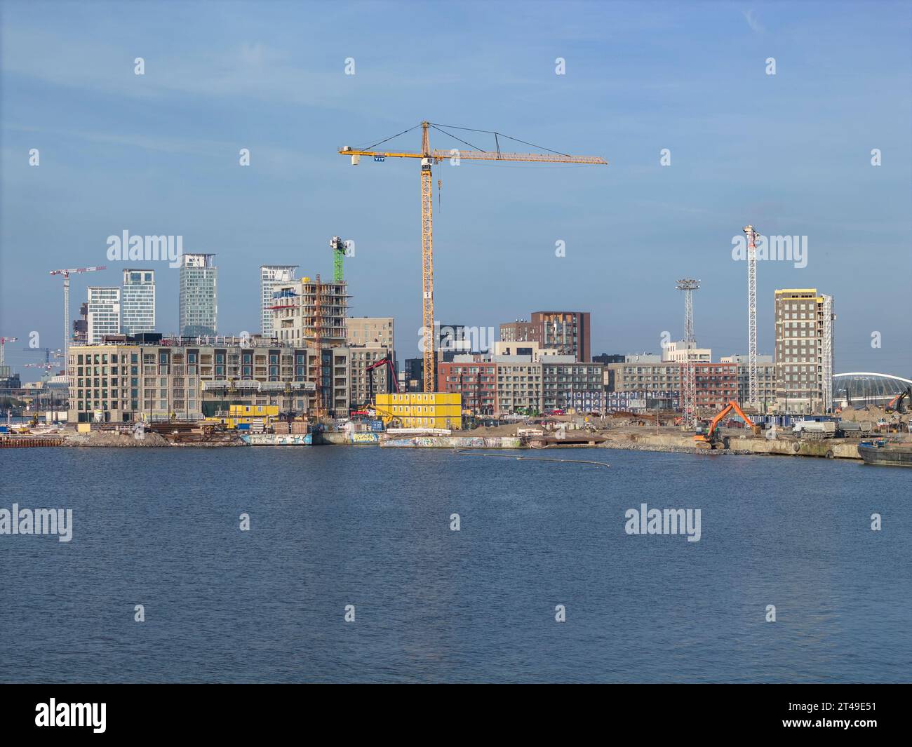 Workers building materials construction site hi-res stock photography ...