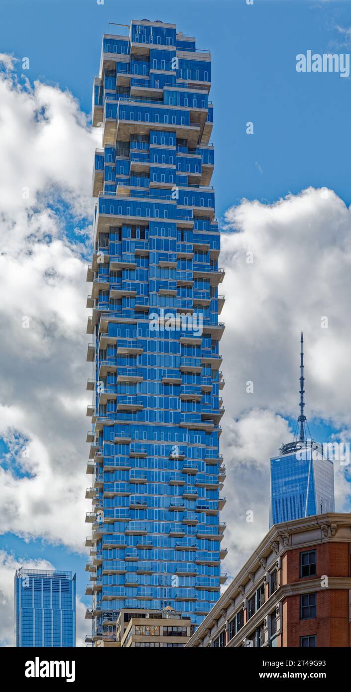 Manhattan’s controversial 56 Leonard Street in Tribeca, aka Jenga ...