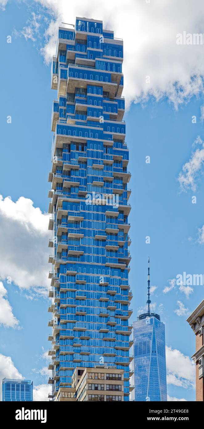 Manhattan’s controversial 56 Leonard Street in Tribeca, aka Jenga ...