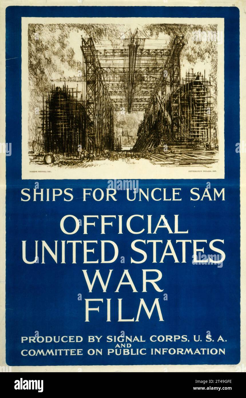 Film poster for Ships for Uncle Sam - Official United States war film ...