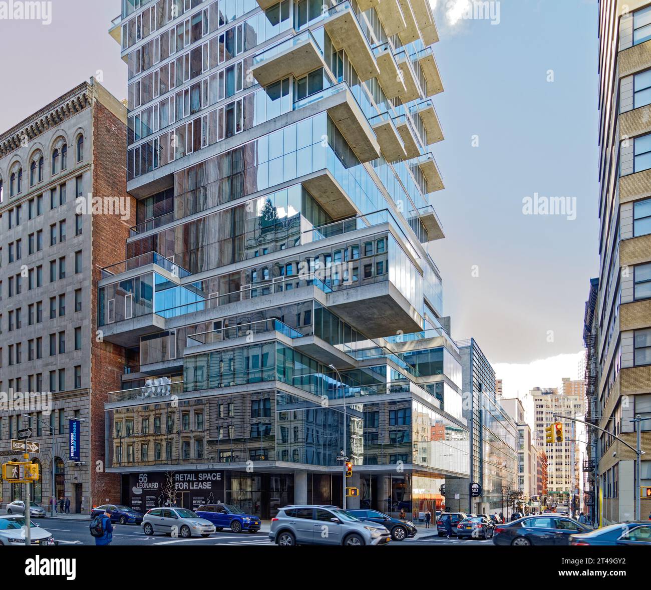 Manhattan’s controversial 56 Leonard Street in Tribeca, aka Jenga ...