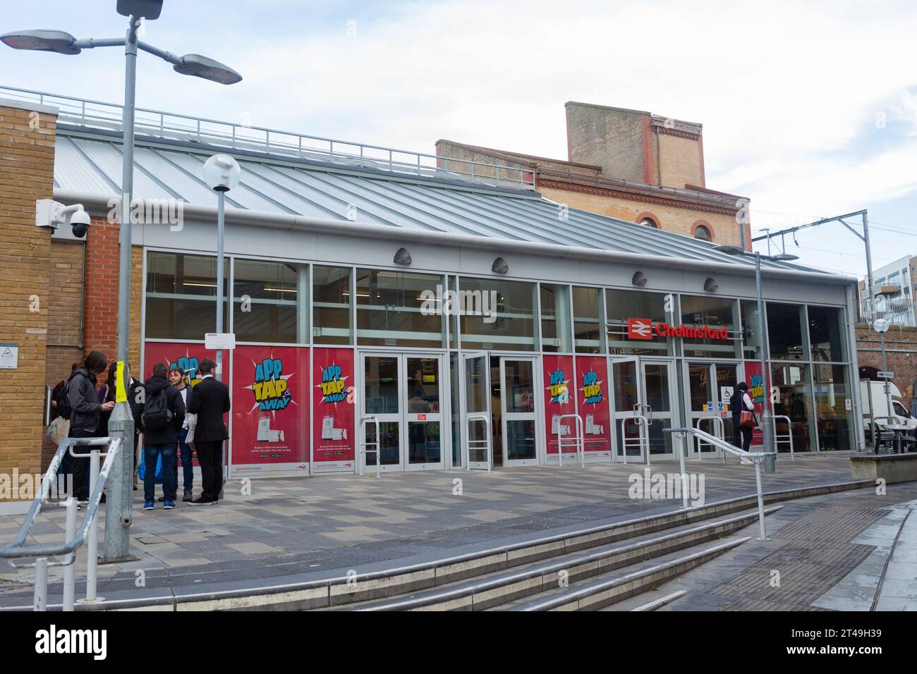 Chelmsford Rail Station building exterior a part of the Greater Anglia ...