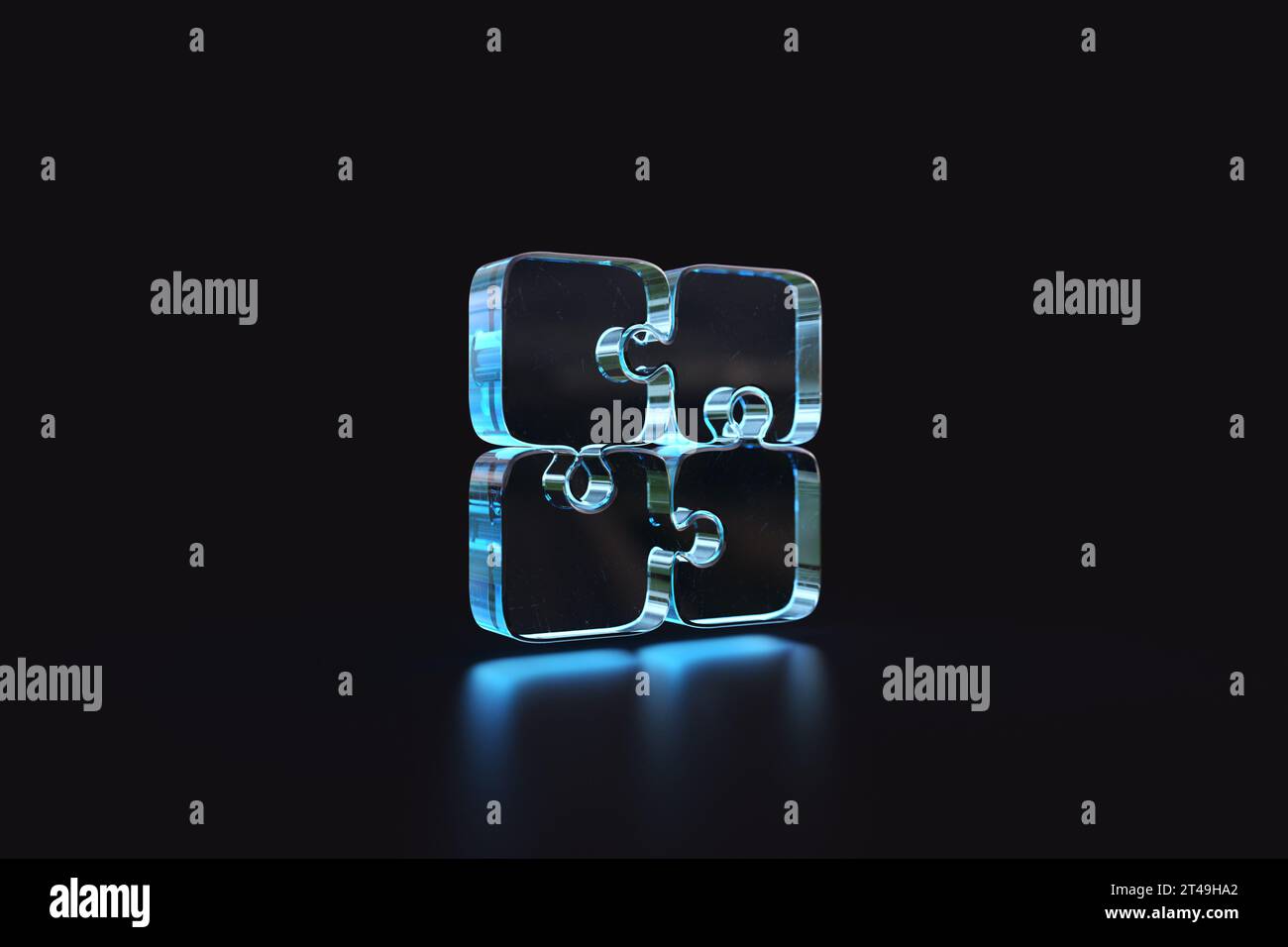 connecting four puzzles Stock Photo - Alamy