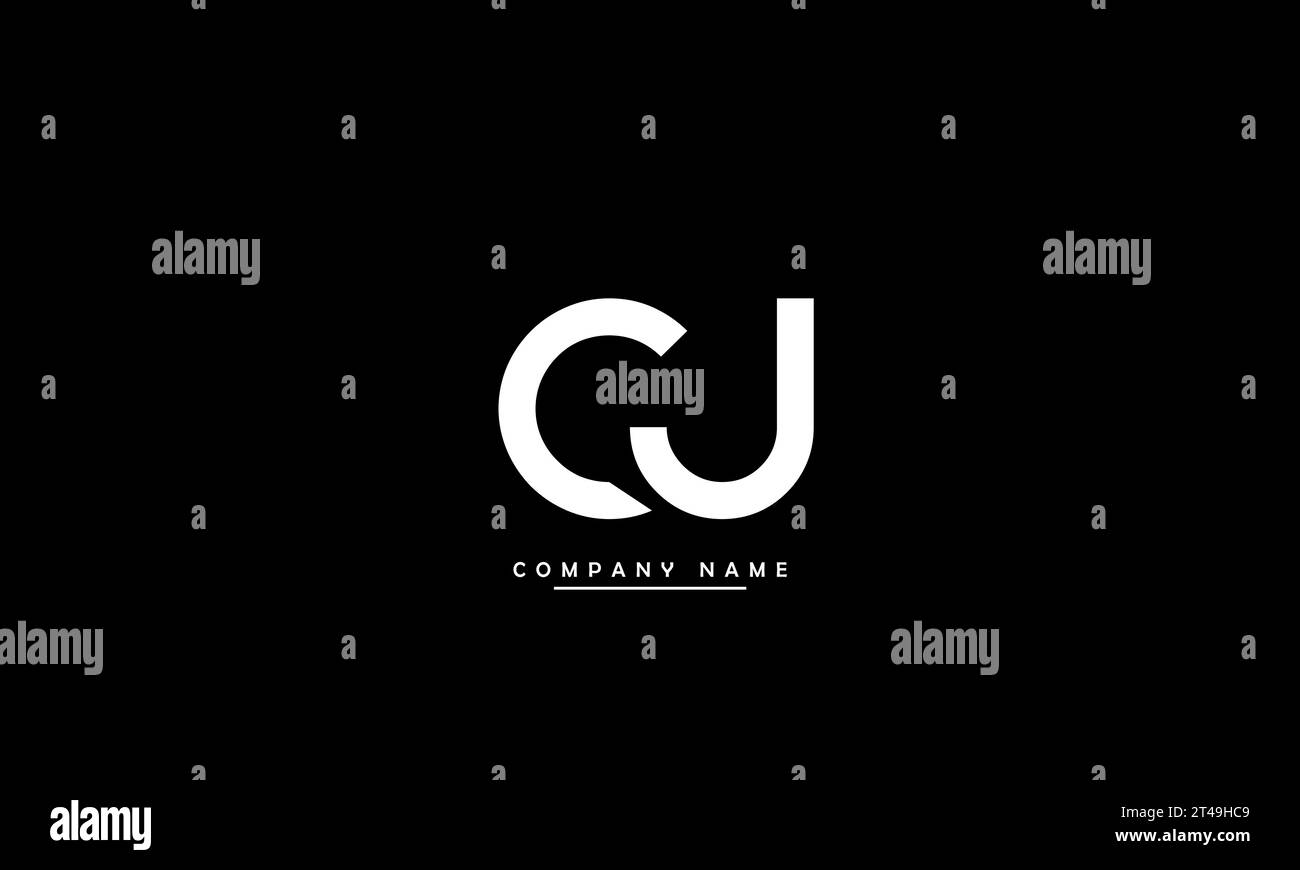Cu initials logo hi-res stock photography and images - Alamy