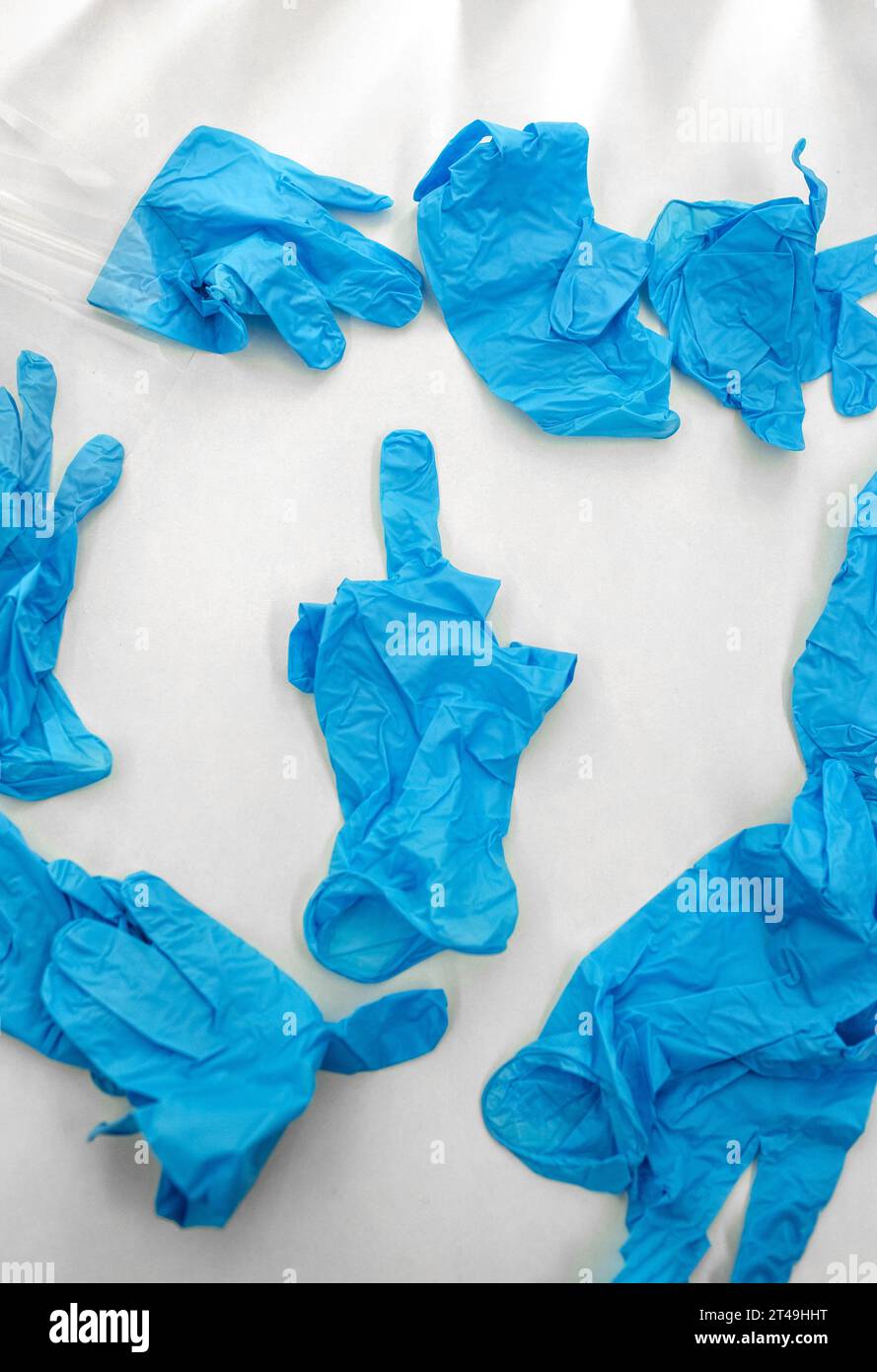 Glove middle finger hand hi-res stock photography and images - Alamy