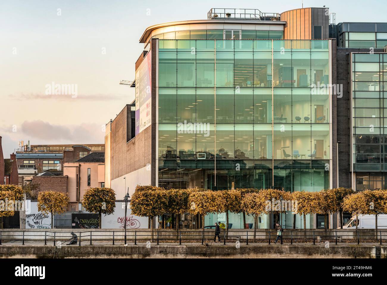 Merative office in Dublin. Ireland. The offices of U.S. Bank providing ...