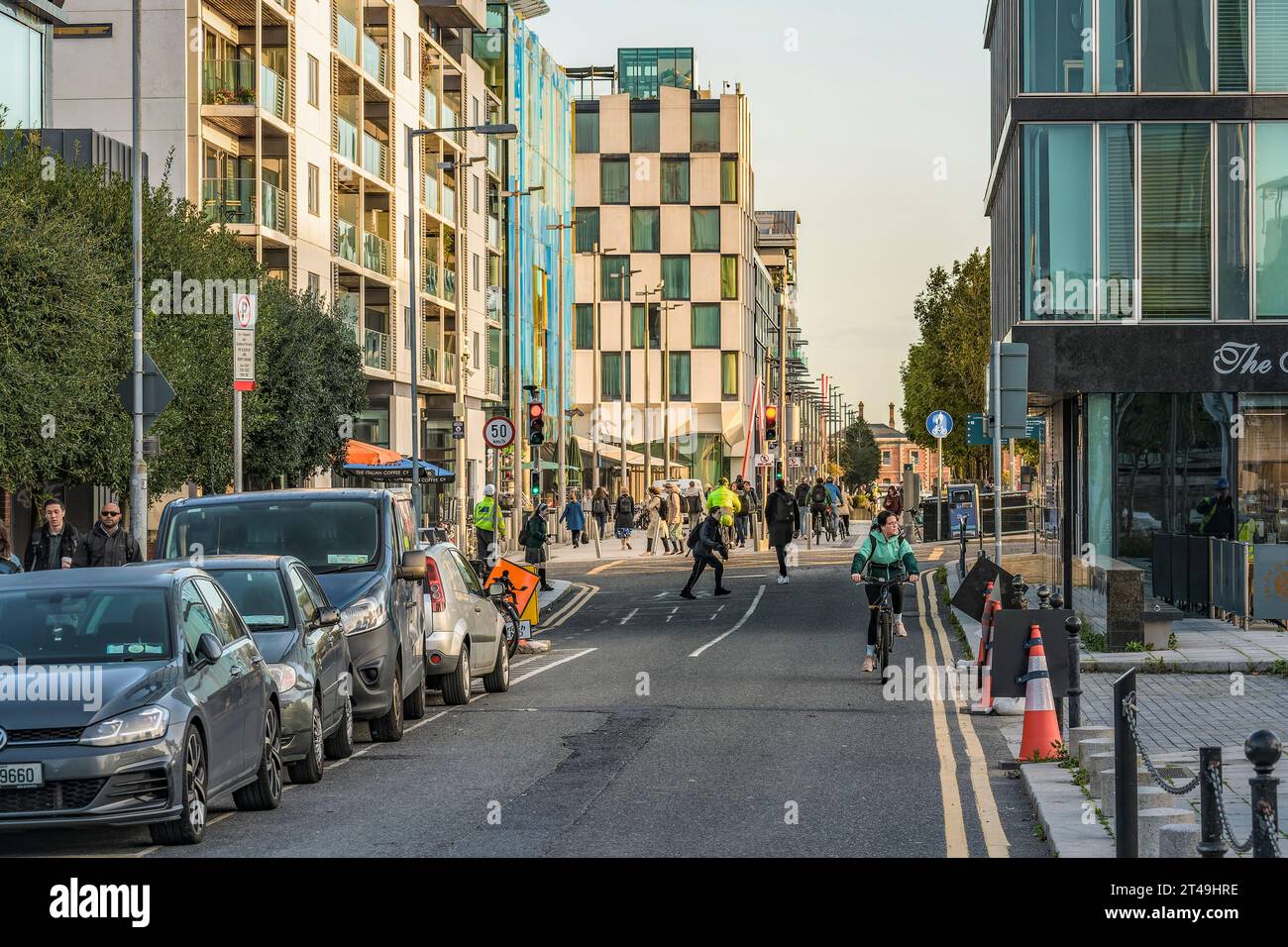 Grand Canal Quay Docks. Dublin. Ireland Stock Photo - Alamy