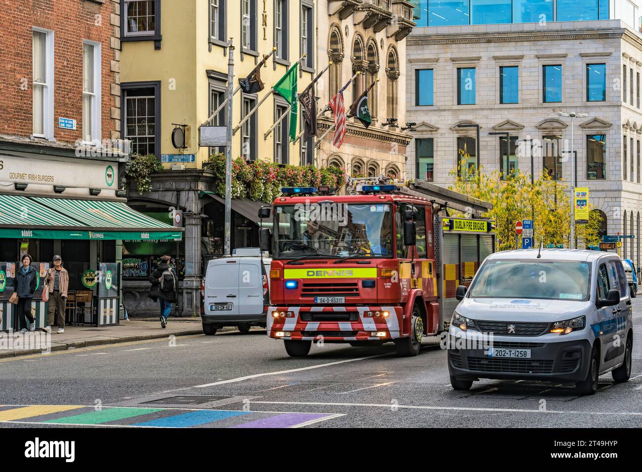 Dublin fire brigade vehicle hi-res stock photography and images - Alamy