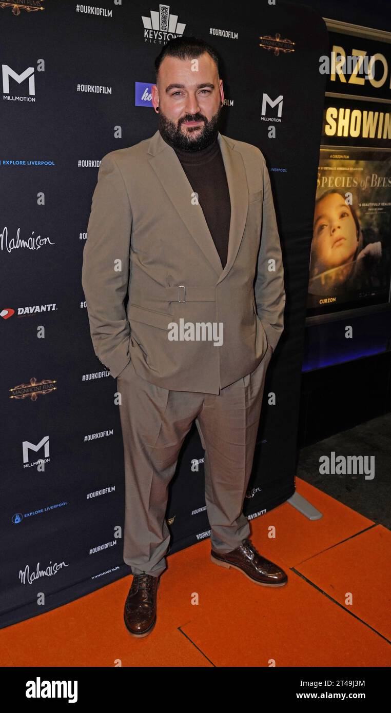 Daniel P Lewis arrives for the world premiere of Our Kid at the Curzon ...