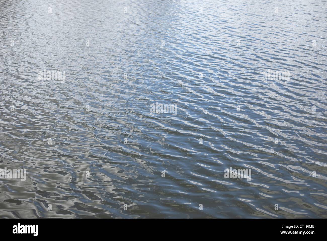 Texture of water. Waves on lake. Surface of pond. Ripples on water ...