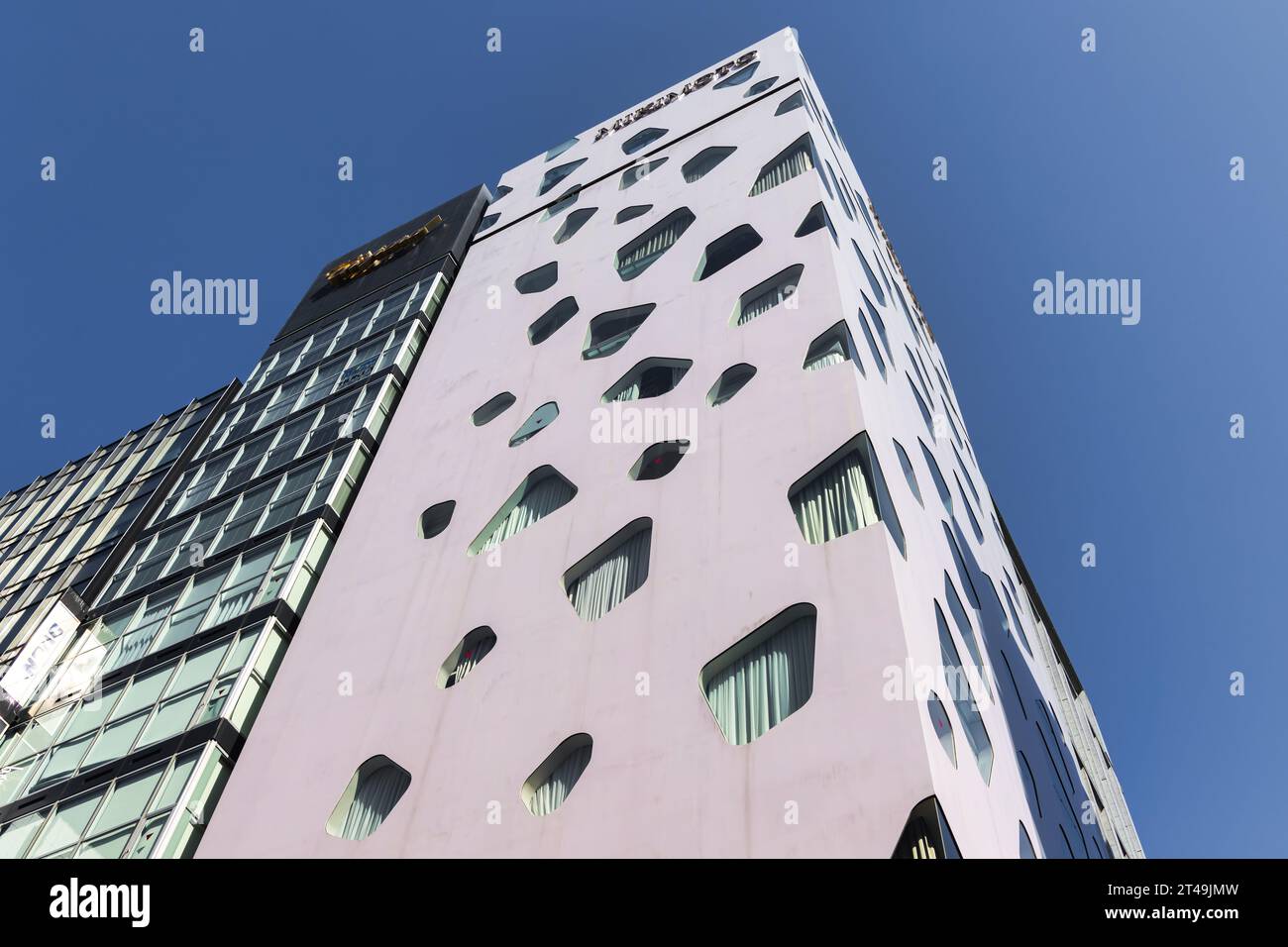 Tokyo, Japan - April 10, 2023: Mikimoto Building in Ginza. It was ...
