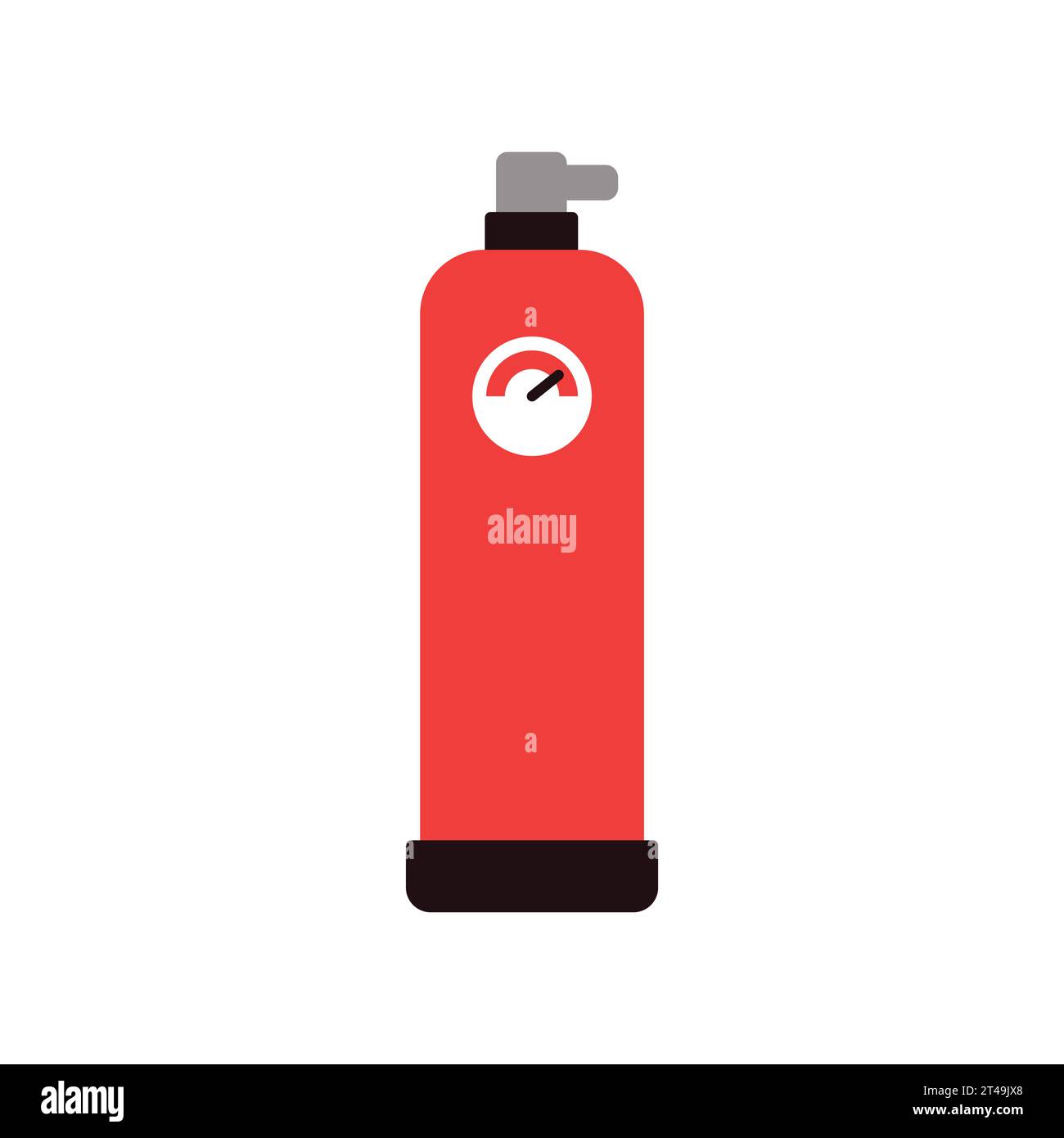 Fire extinguisher color icon. Portable fire-fighting equipment. Vector ...