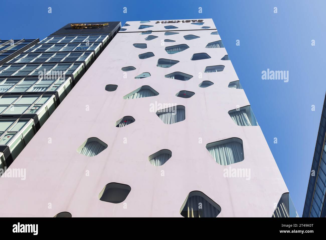 Tokyo, Japan - April 10, 2023: Mikimoto Building in Ginza. It was ...