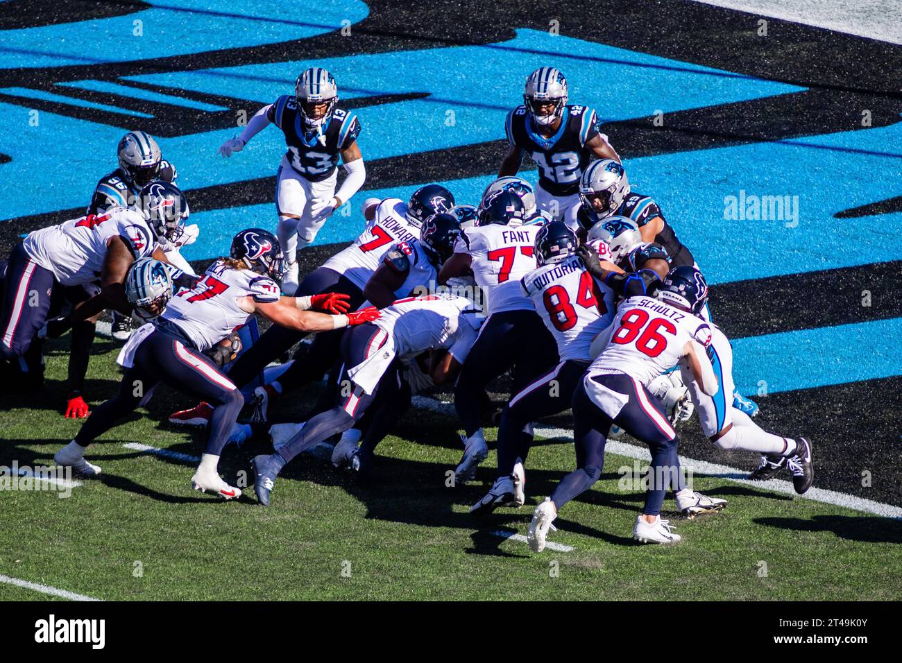 October 29, 2023: Houston Texans quarterback C.J. Stroud (7) dives for ...