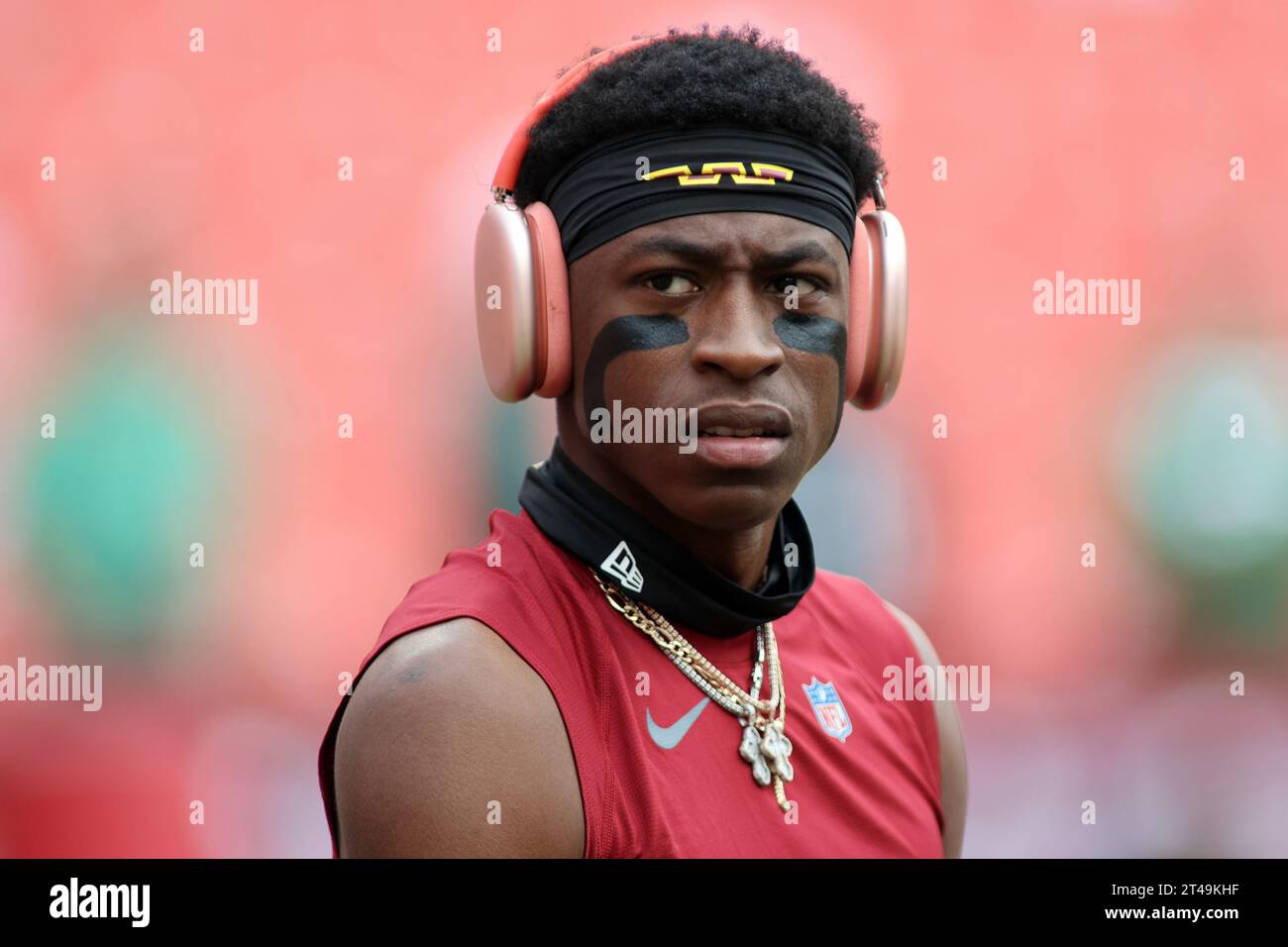 Washington Commanders cornerback Emmanuel Forbes (13) pictured before ...
