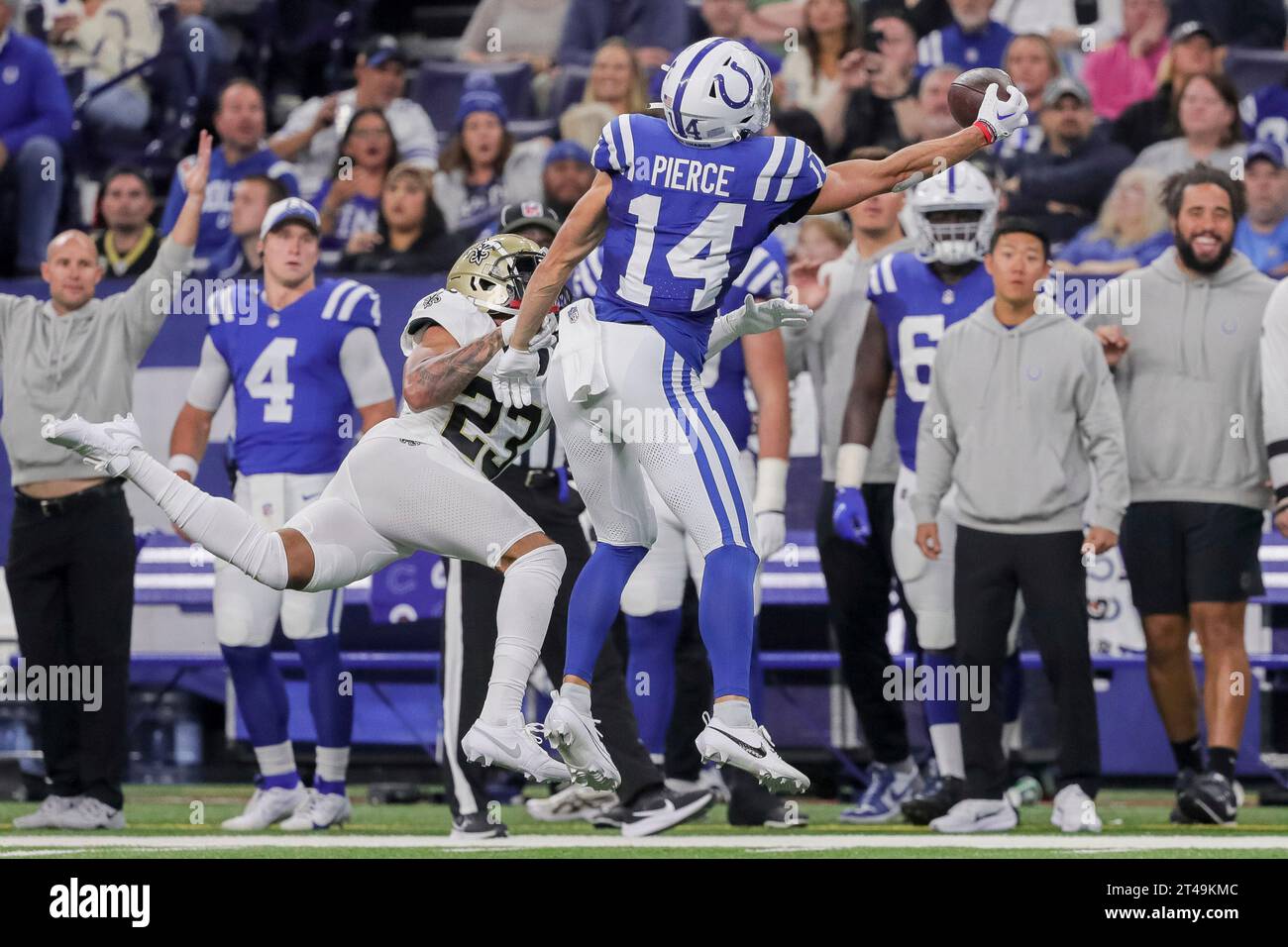 October 29, 2023, Indianapolis, Indiana, U.S: Indianapolis Colts wide ...