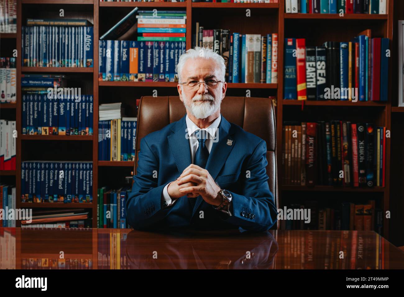 Confident successful university rector hi-res stock photography and ...