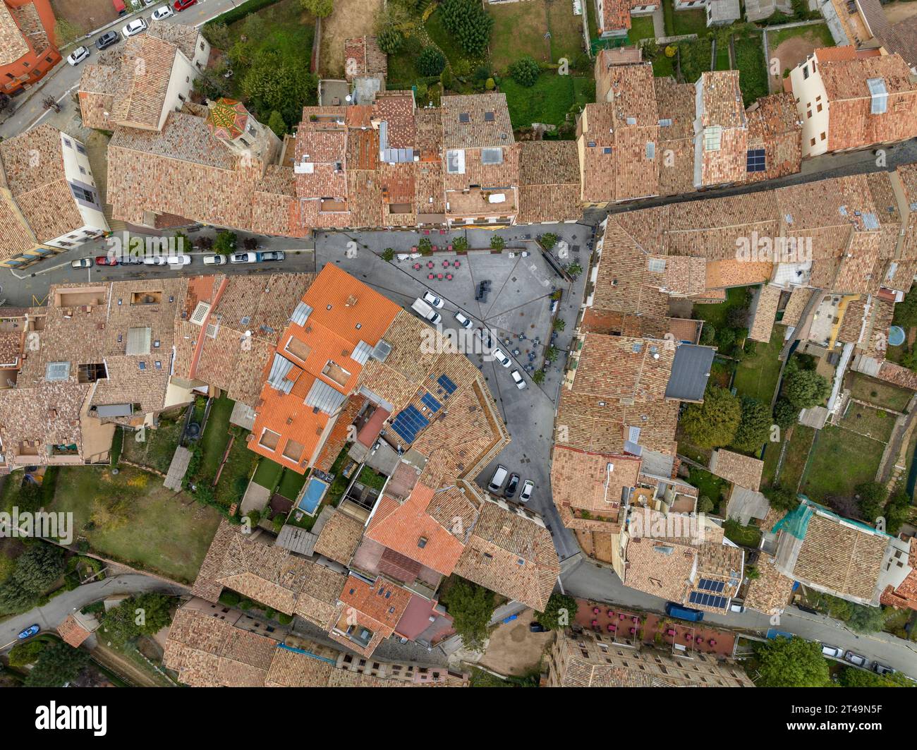 Villaggio vista aerea hi-res stock photography and images - Alamy