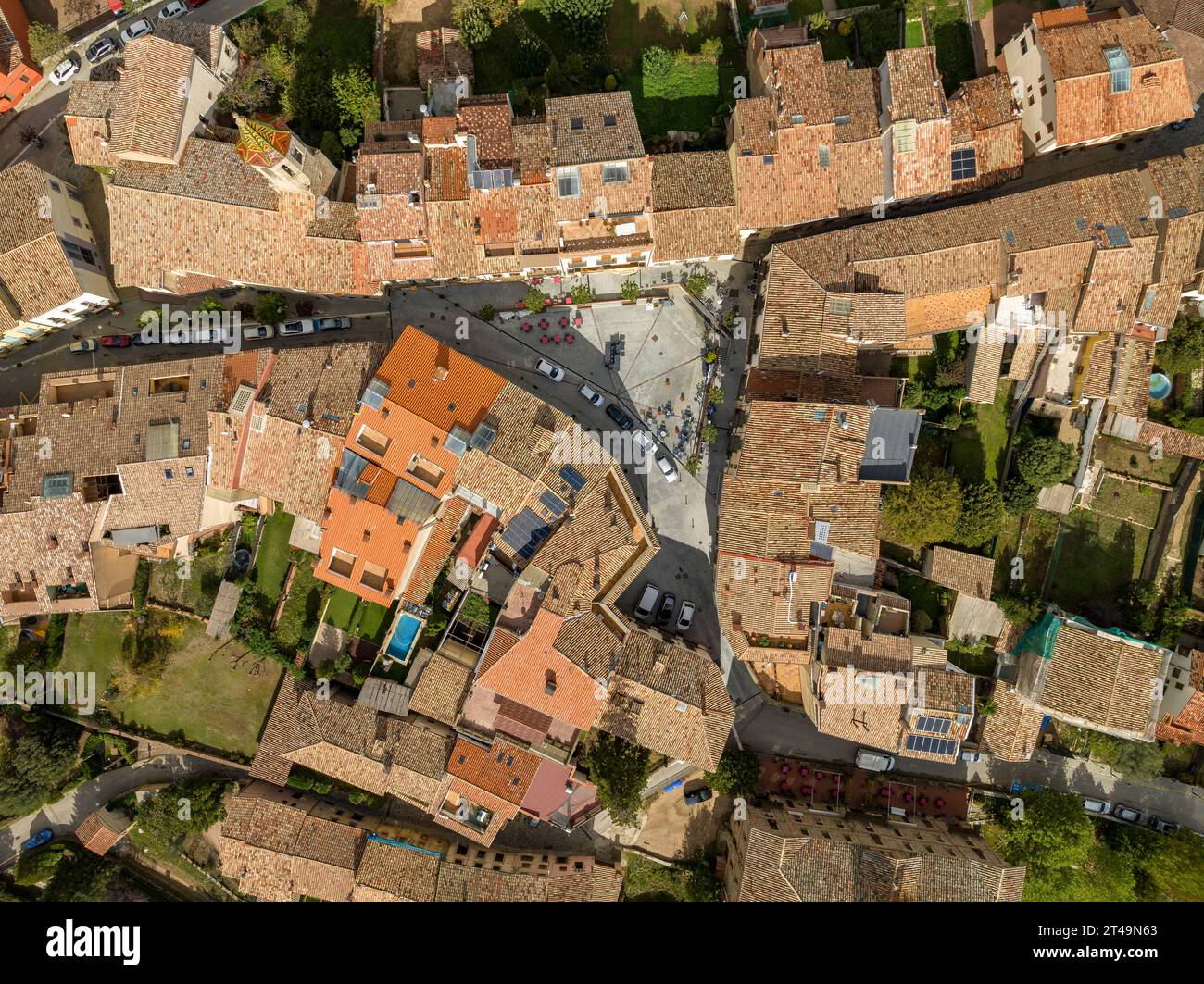 Villaggio vista aerea hi-res stock photography and images - Alamy