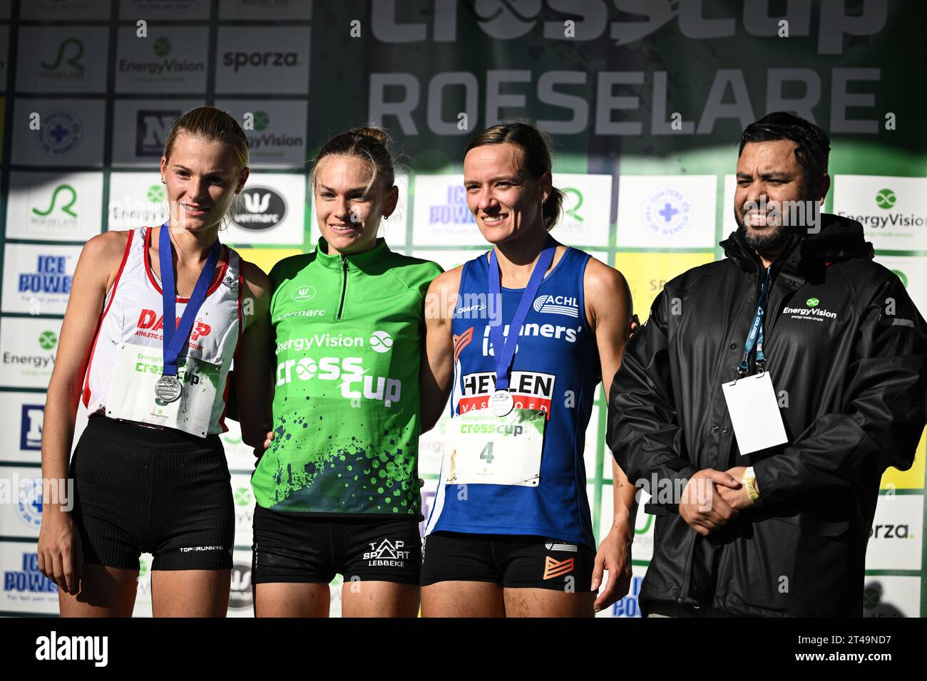 Roeselare, Belgium. 29th Oct, 2023. Belgian Juliette Thomas, Belgian ...