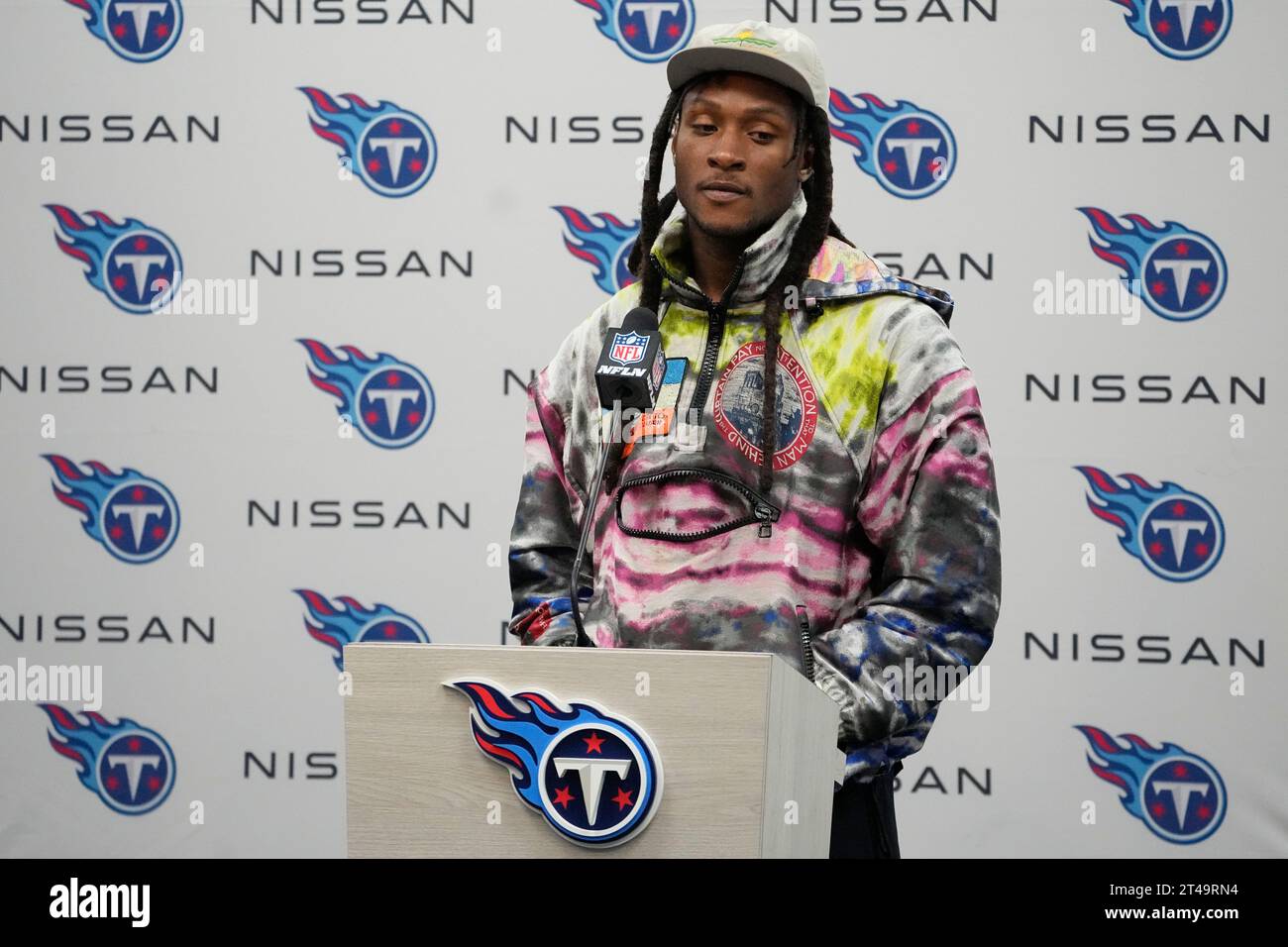 Tennessee Titans wide receiver DeAndre Hopkins responds to questions ...