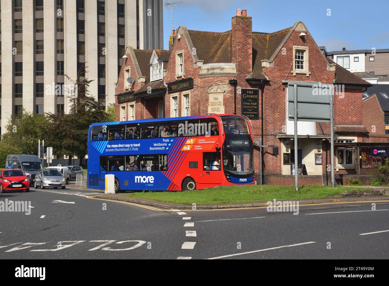 Morebus Alexander-Dennis Enviro 400MMC 1714 (HJ73 JJW), new in ...