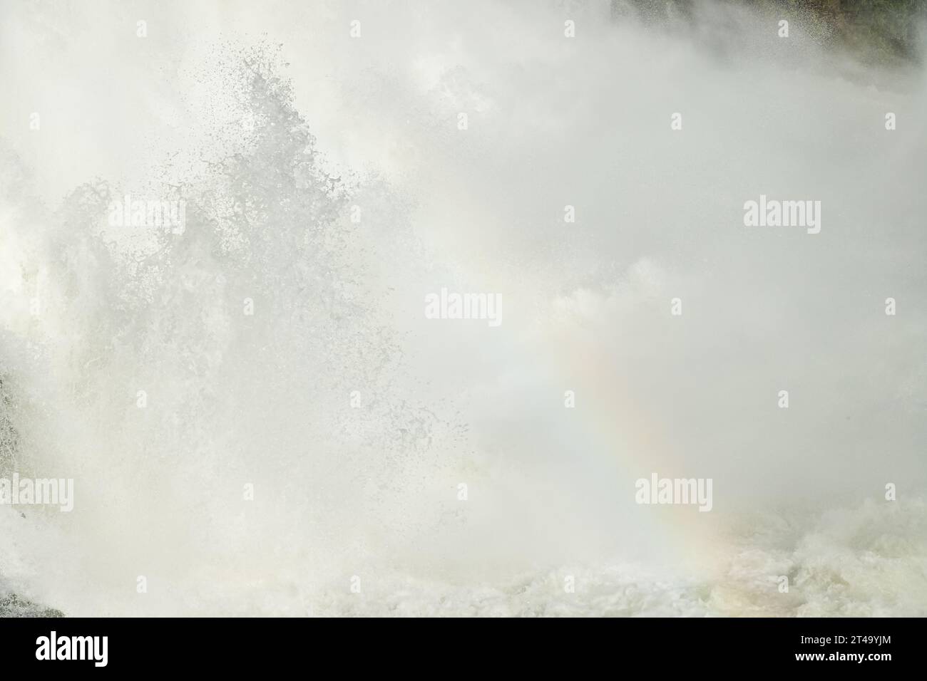 Powerful water stream falling close hi-res stock photography and images ...