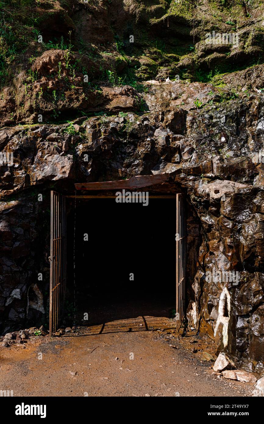 Entrance to a mine in Wanda, Misiones, Argentina Stock Photo - Alamy