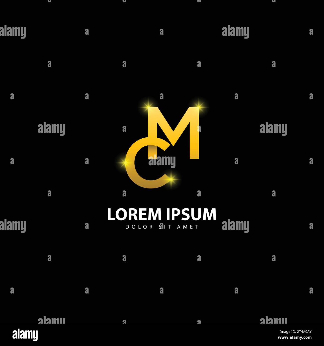 Gold letter m hi-res stock photography and images - Alamy