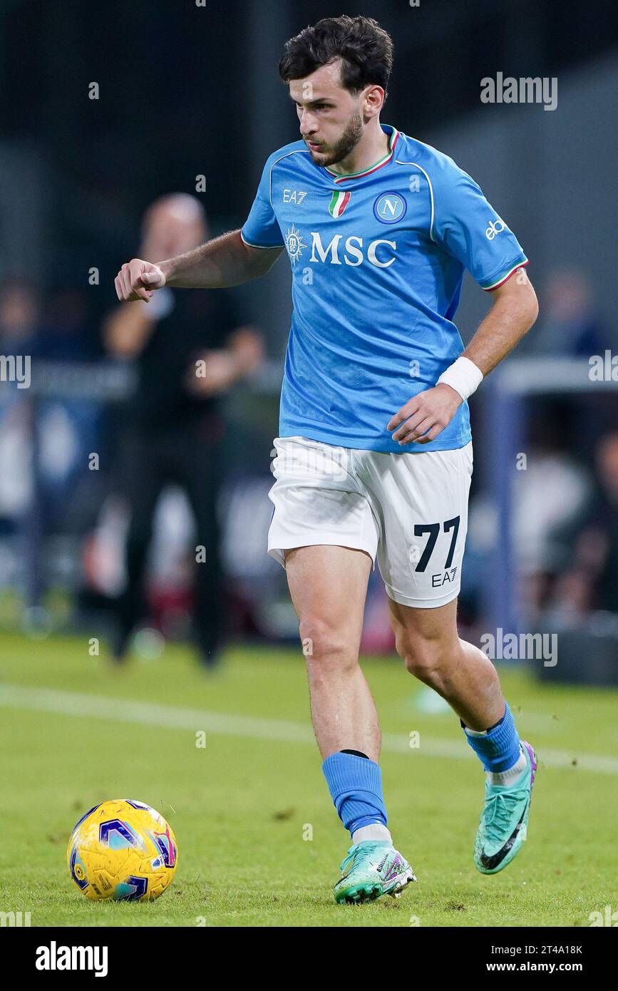 Naples, Italy. 29th Oct, 2023. Khvicha Kvaratskhelia of SSC Napoli ...