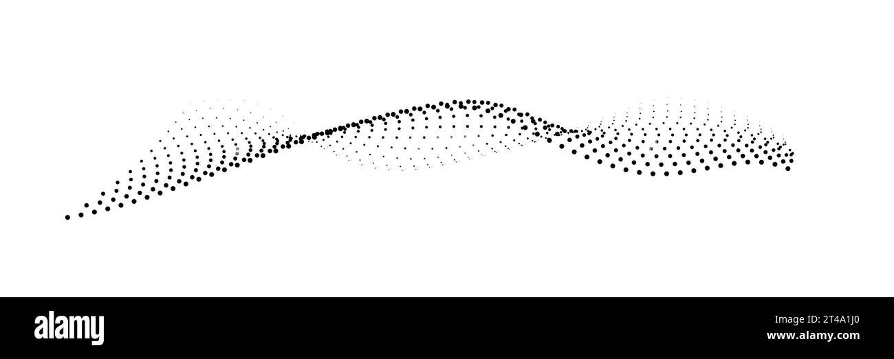 Technology abstract background. Geometric dotted curve shapes Stock ...