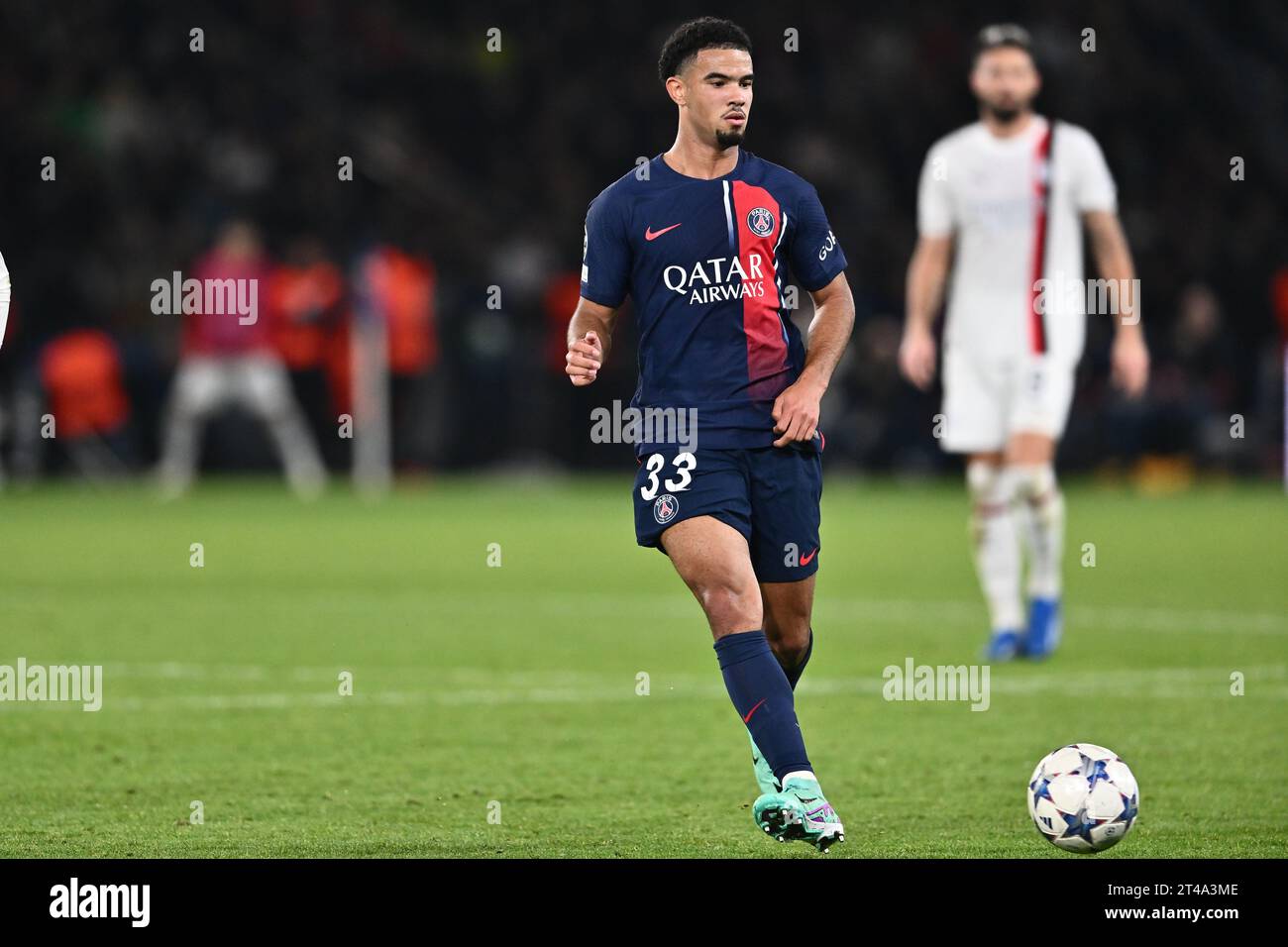 PARIS, FRANCE - OCTOBER 25: Warren Za re-Emery of Paris Saint-Germain ...