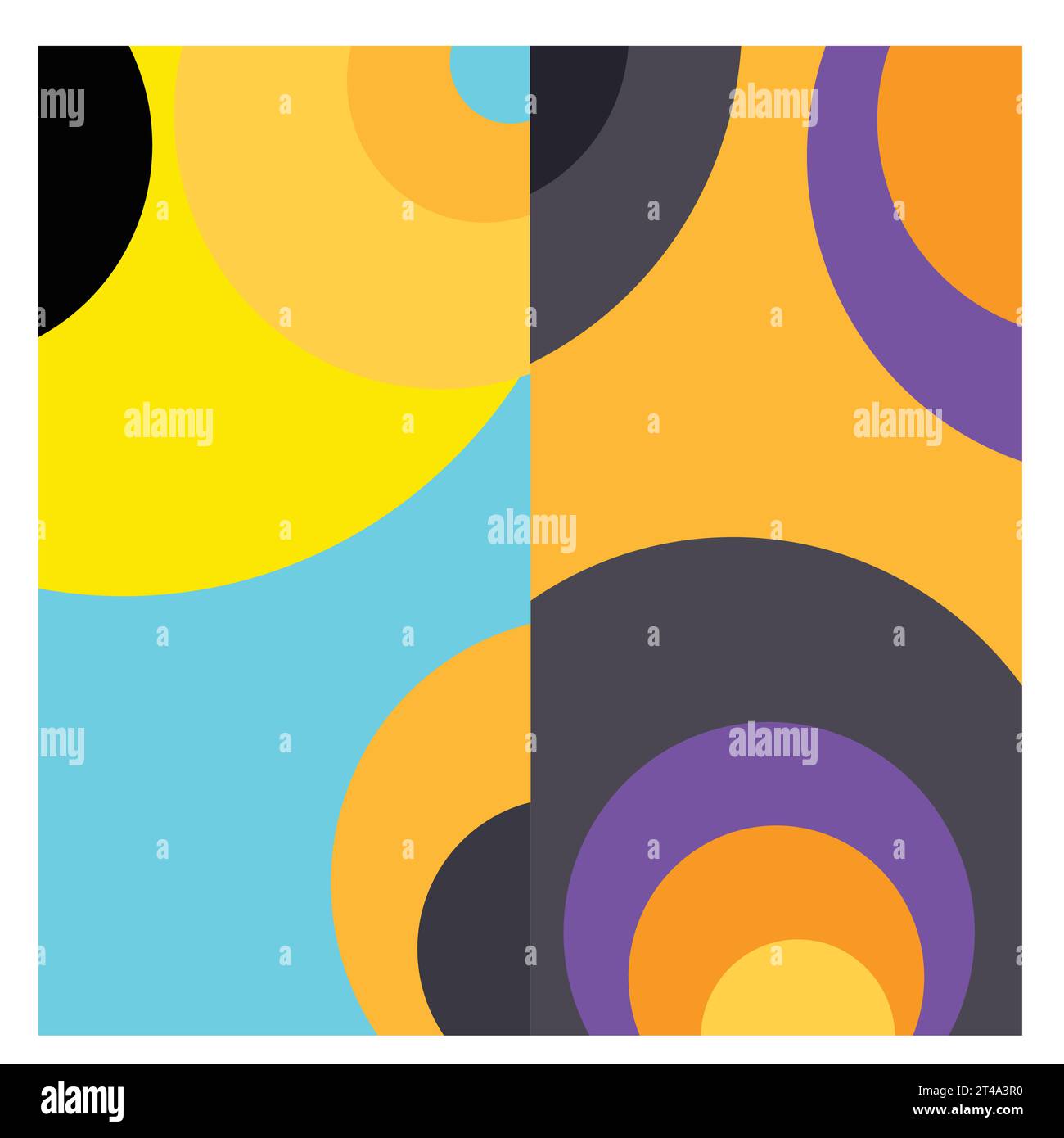 Colorful geometric and curve background pattern Vector Image Stock ...