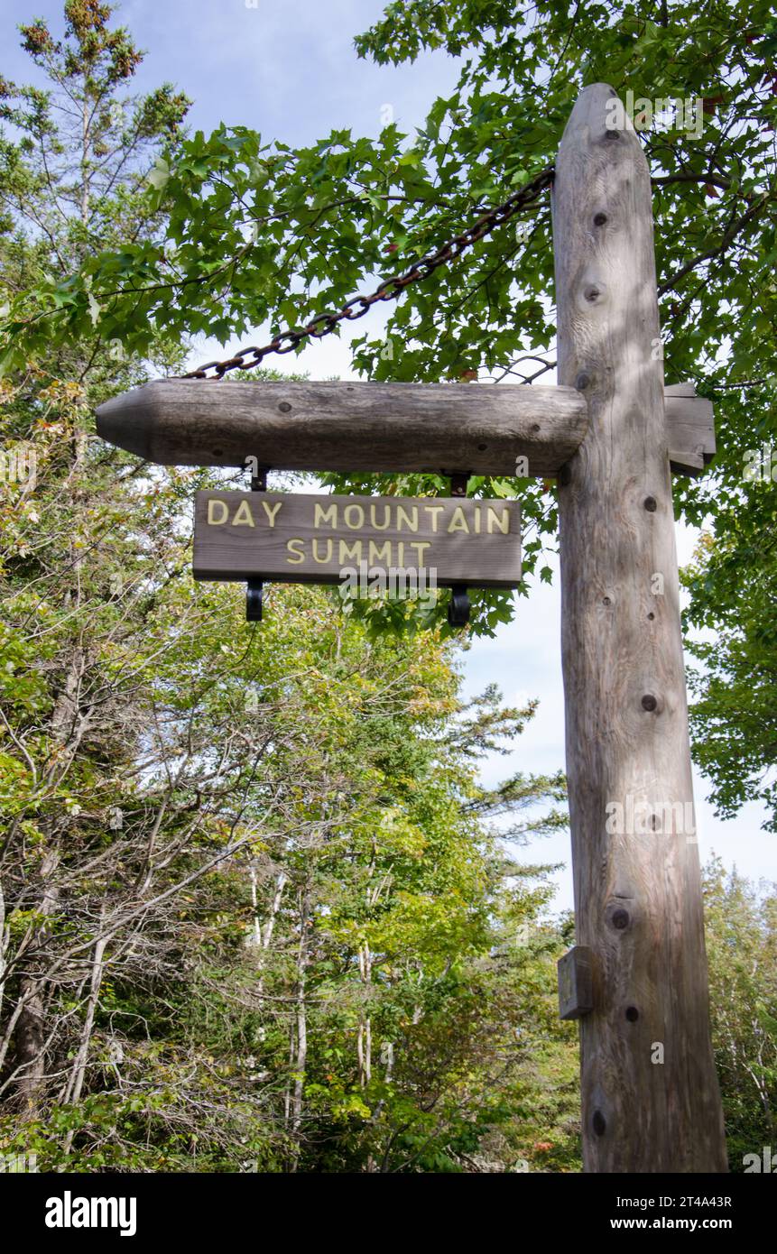 Acadia national park sign hi-res stock photography and images - Alamy