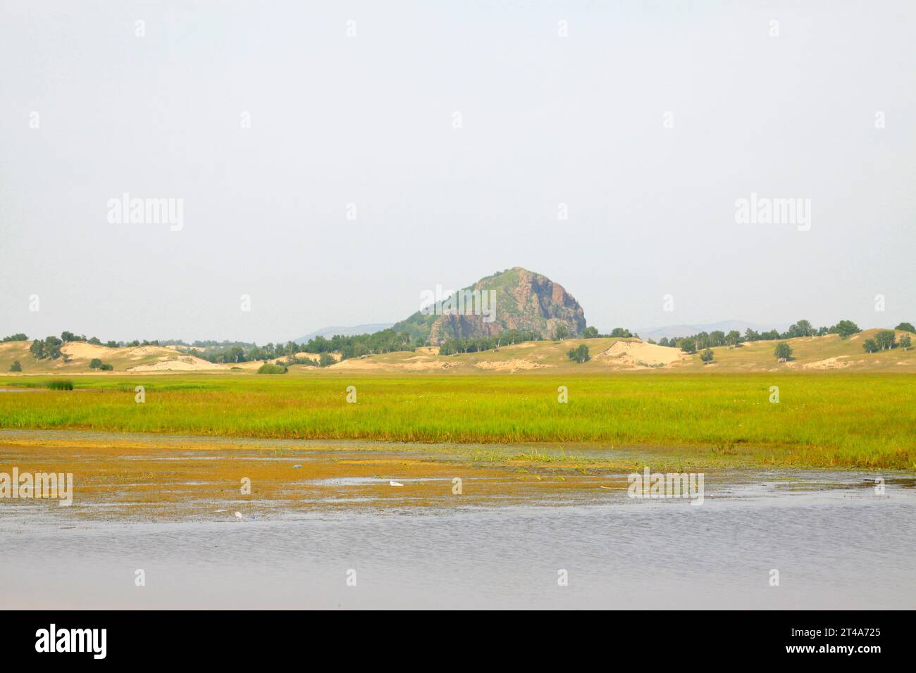 beautiful natural scenery in the WuLanBuTong grassland, Inner Mongolia ...