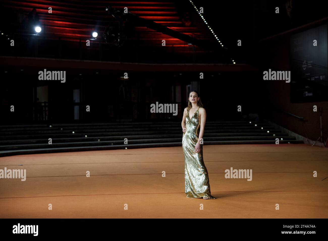 ROME, ITALY - OCTOBER 29: Federica Sabatini attends a red carpet for ...