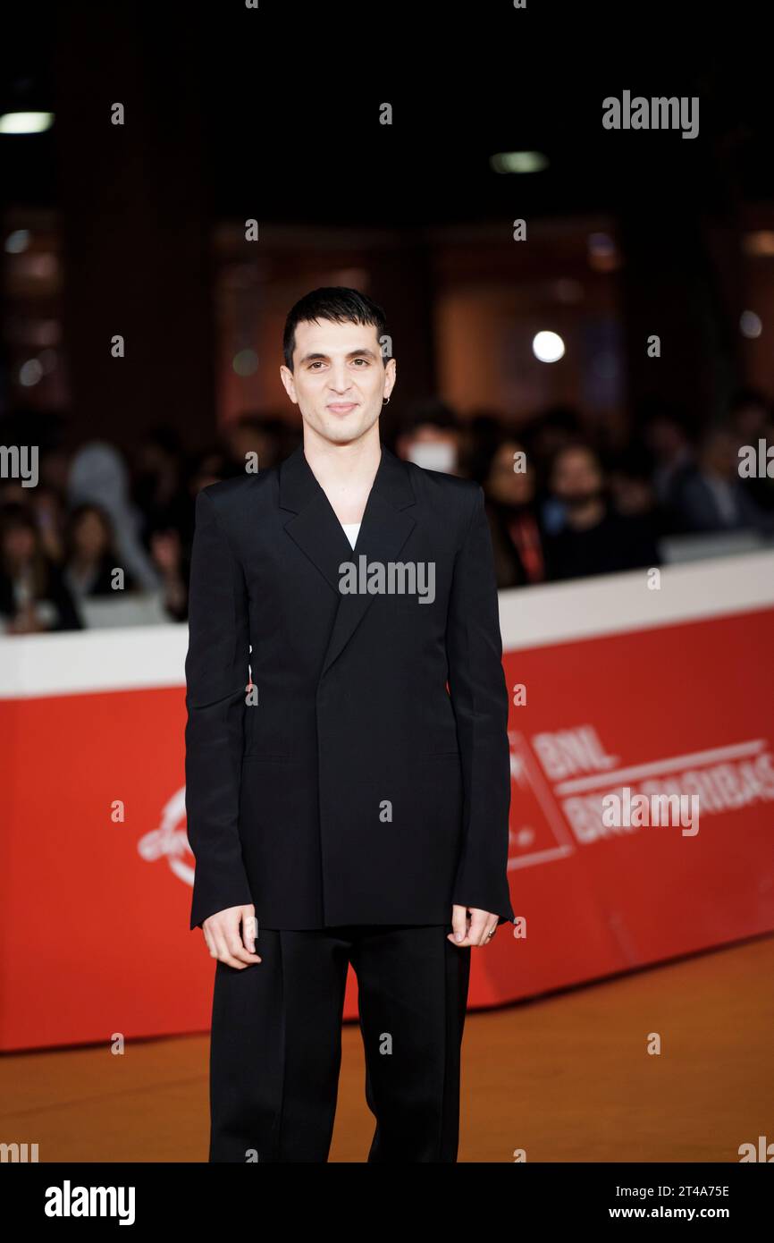 ROME, ITALY - OCTOBER 29: Giacomo Ferrara attends a red carpet for the ...