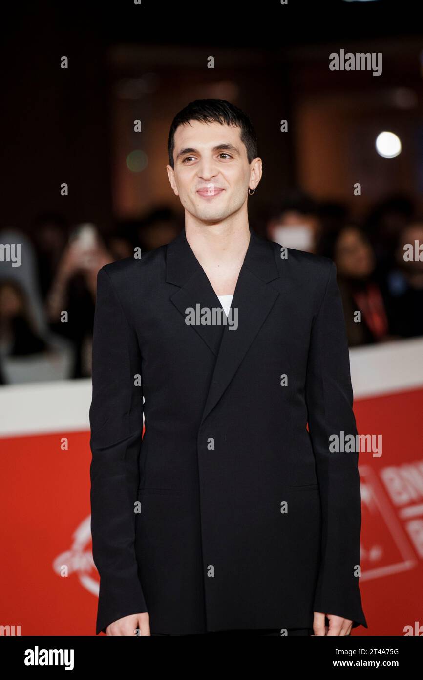 ROME, ITALY - OCTOBER 29: Giacomo Ferrara attends a red carpet for the ...
