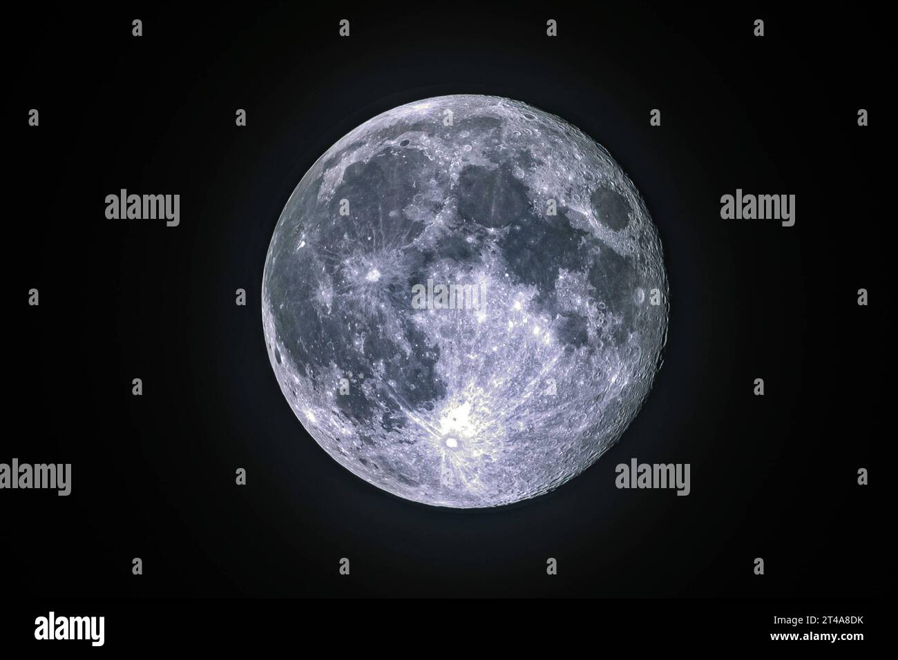 RECORD DATE NOT STATED Der Erdmond kurz nach Vollmond. Mond *** The ...
