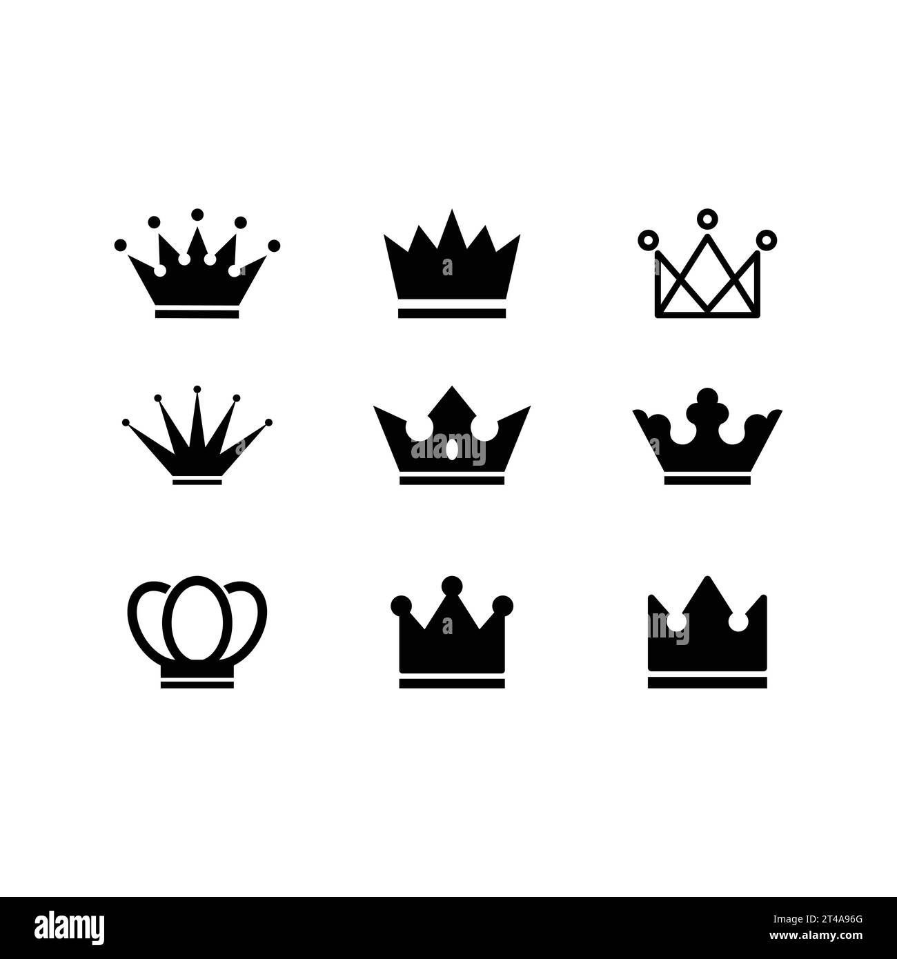 Hoop crown Stock Vector Images - Alamy