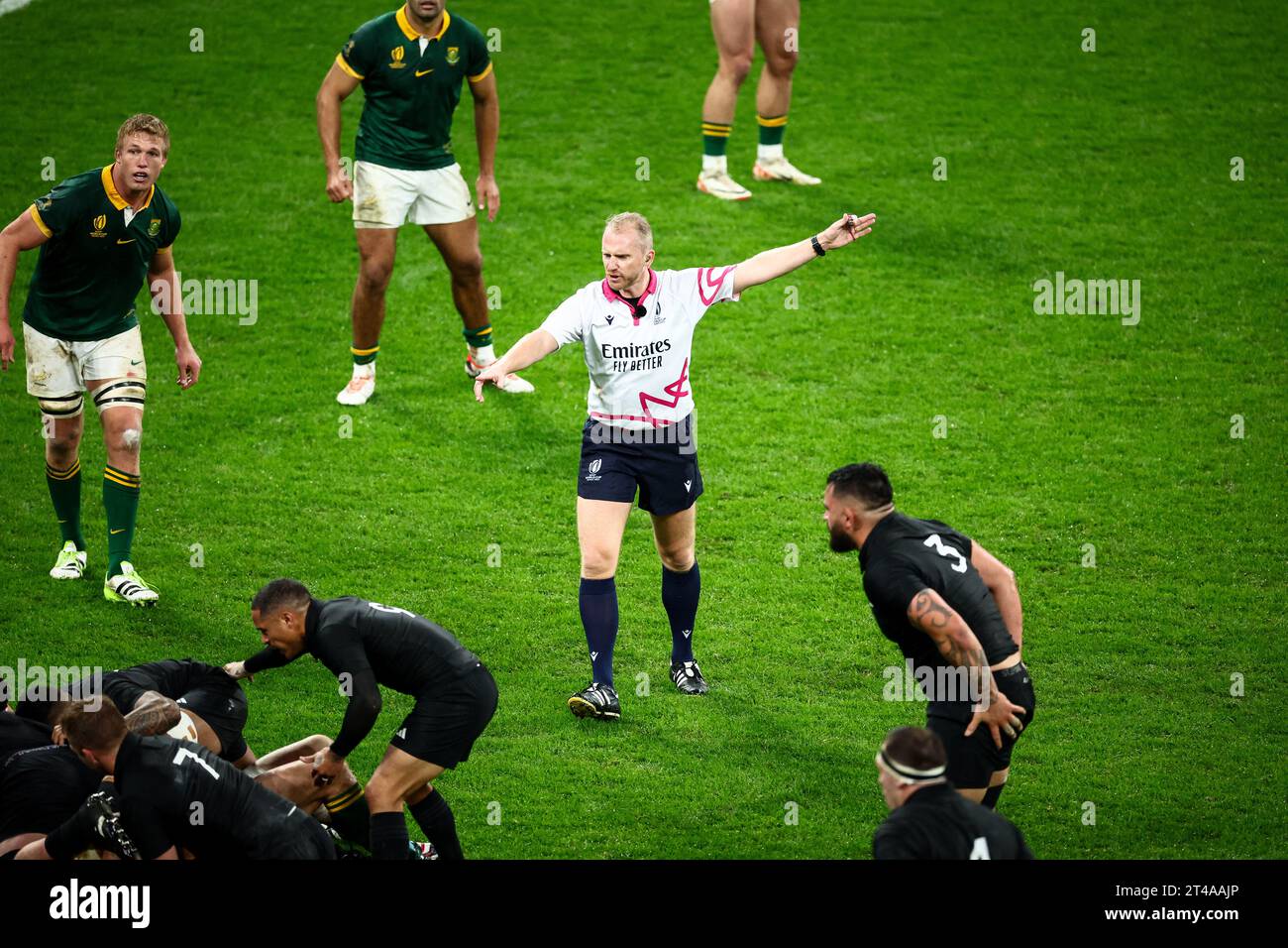 REFEREE Wayne Barnes (Rugby Football Union) during the Rugby World Cup ...