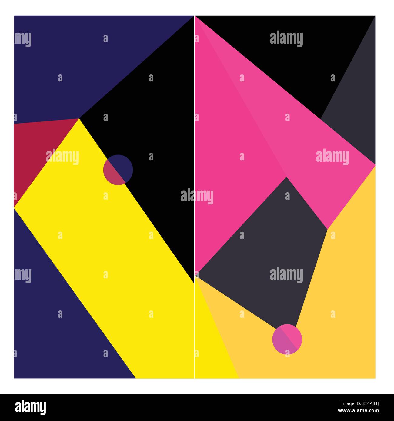 Colorful geometric and curve background pattern Vector Image Stock ...