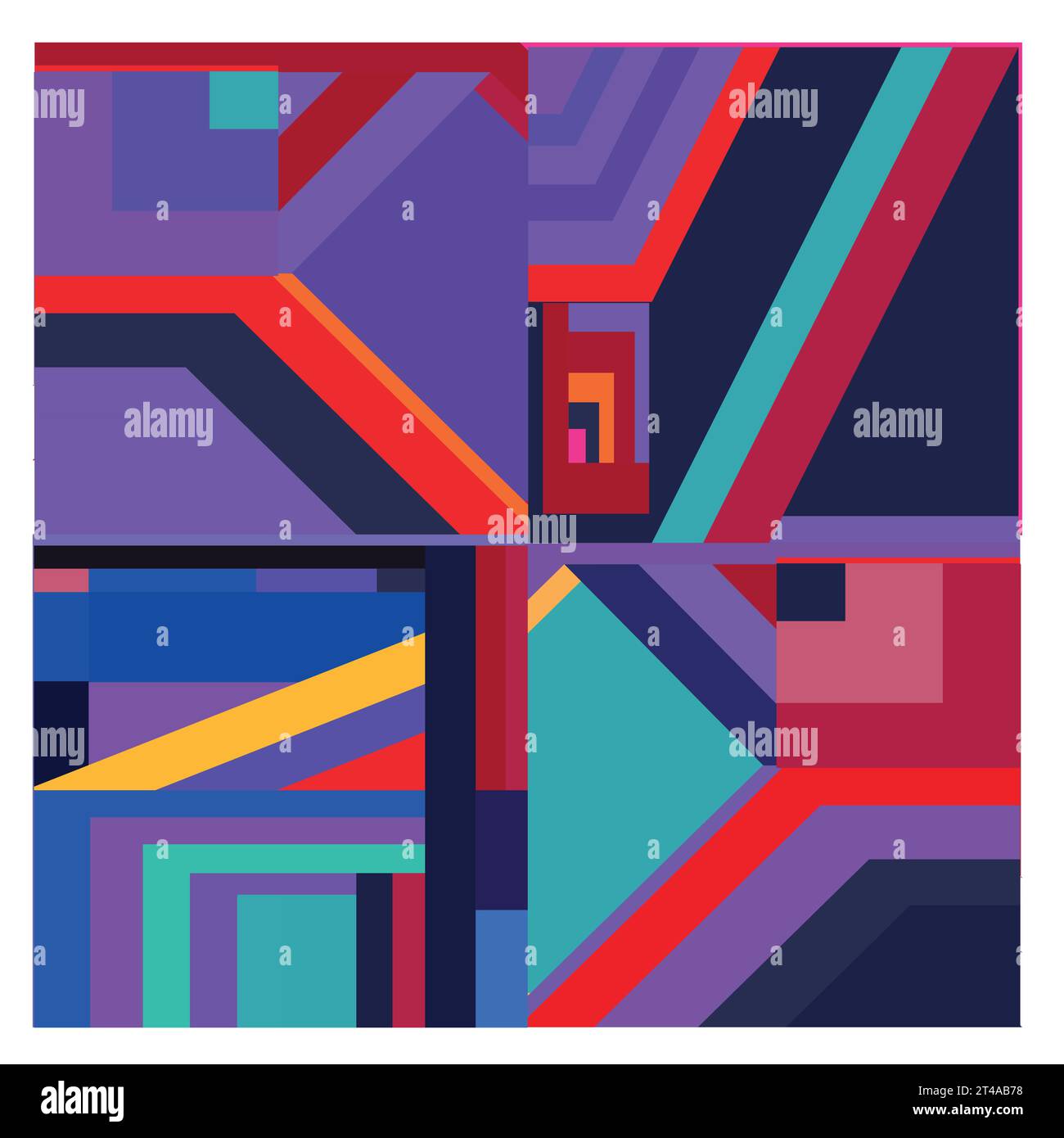 Colorful geometric and curve background pattern Vector Image Stock ...