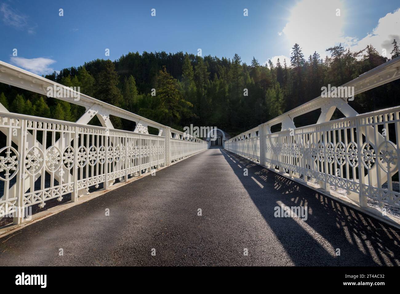 Entrance to Mar Lodge estate, Breamar, Scotland Stock Photo - Alamy
