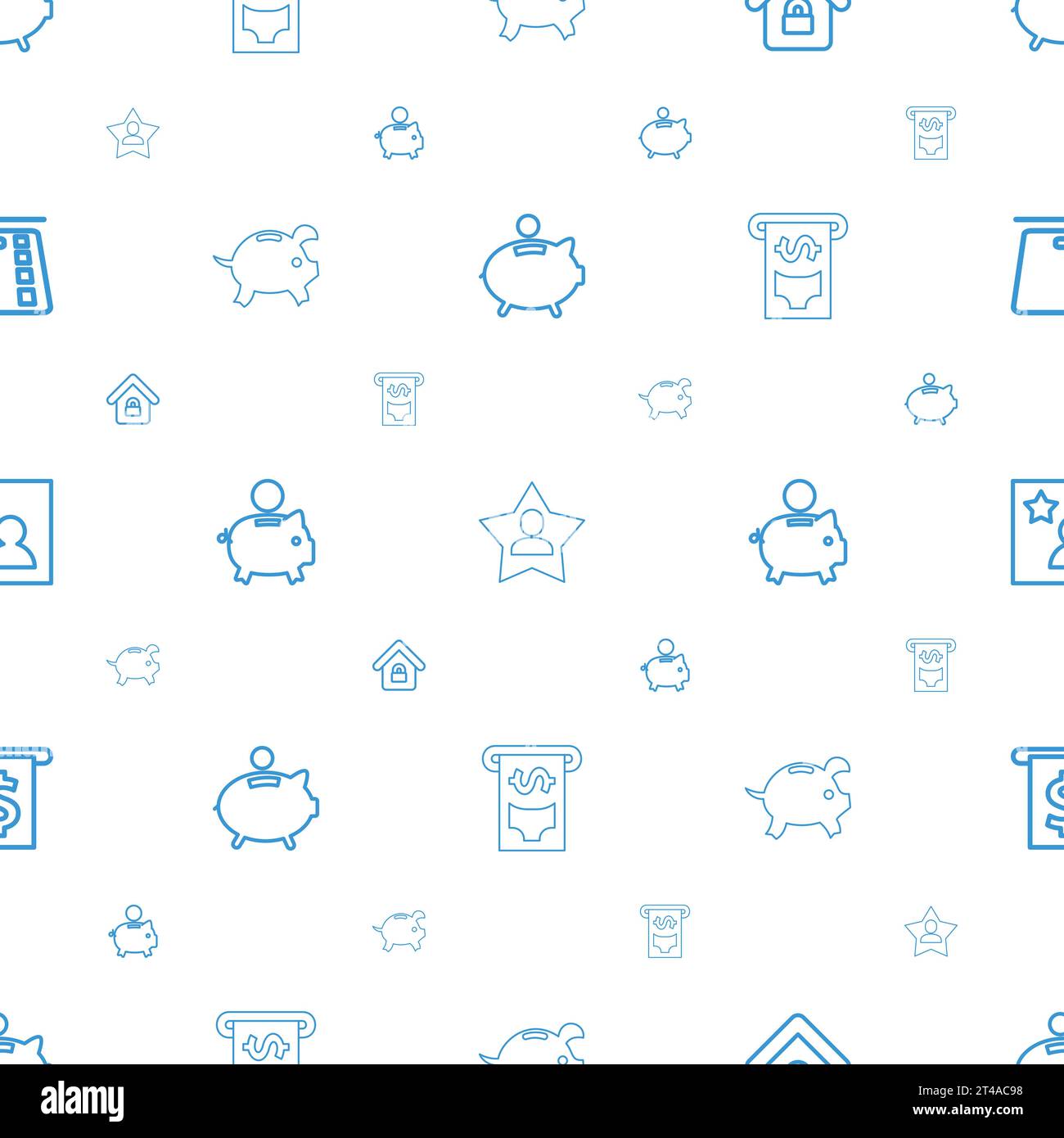 Account icons pattern seamless white background Vector Image Stock ...