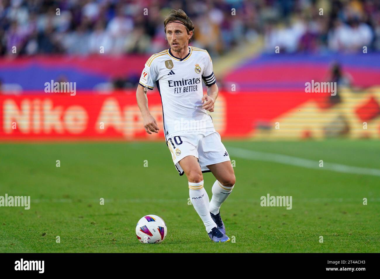 Barcelona, Spain. 28th Oct, 2023. Luka Modric of Real Madrid during the ...